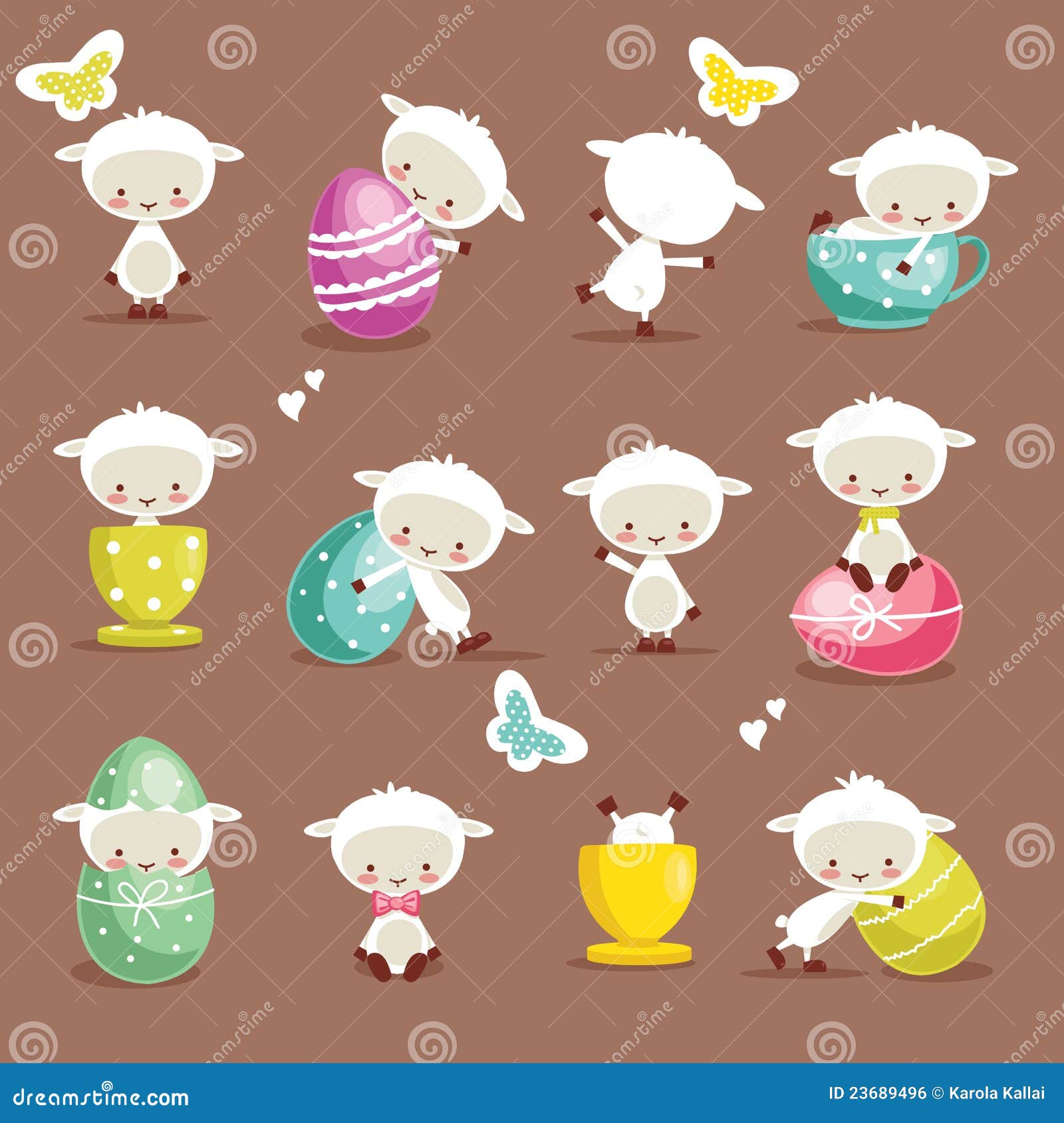 Cute Easter Bunny Sitting Black Sketch - Vector Cartoon | CartoonDealer ...