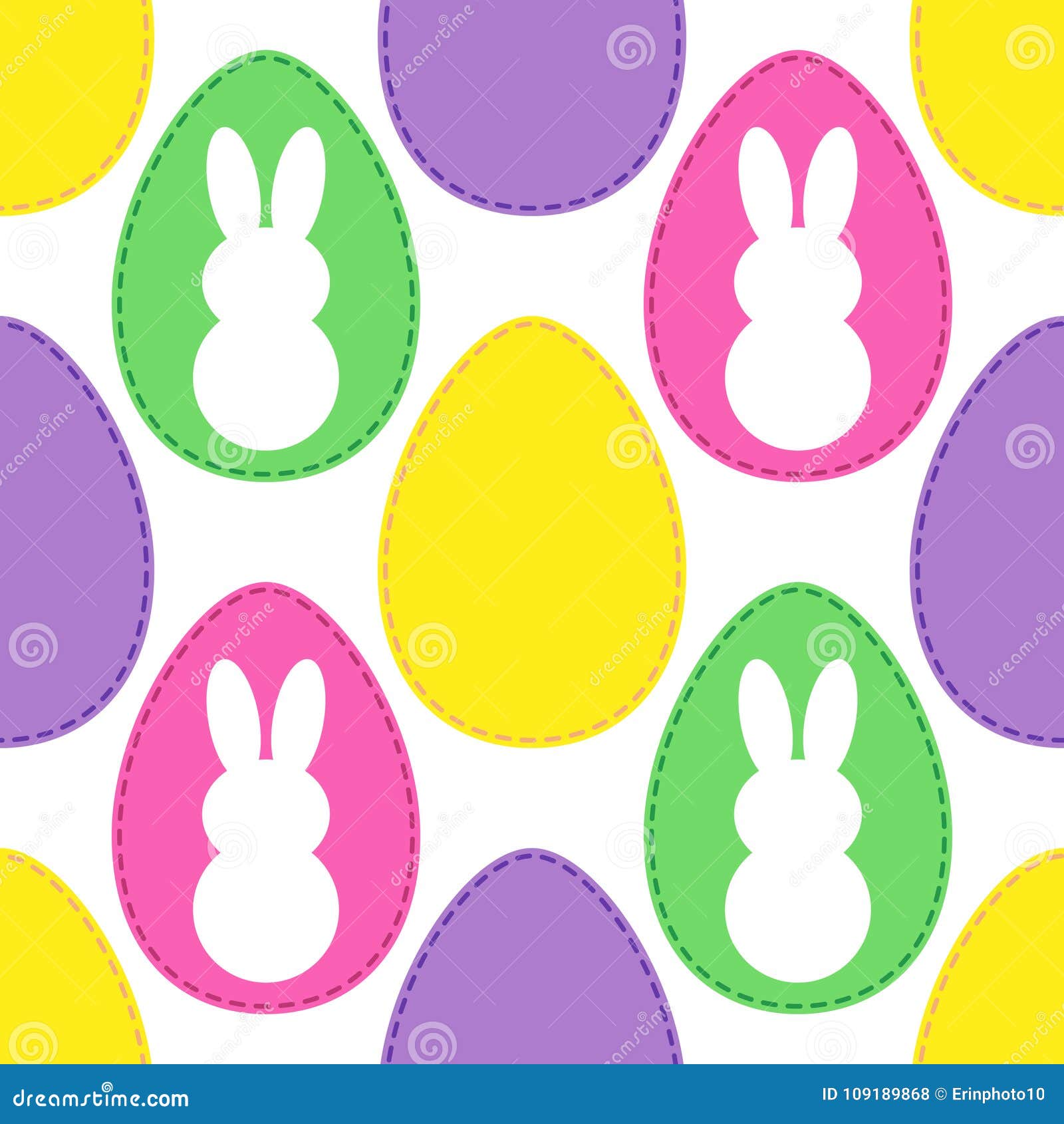 Cute Easter Seamless Pattern Design with Bright Egg Patchwork Stock Vector - Illustration of ...