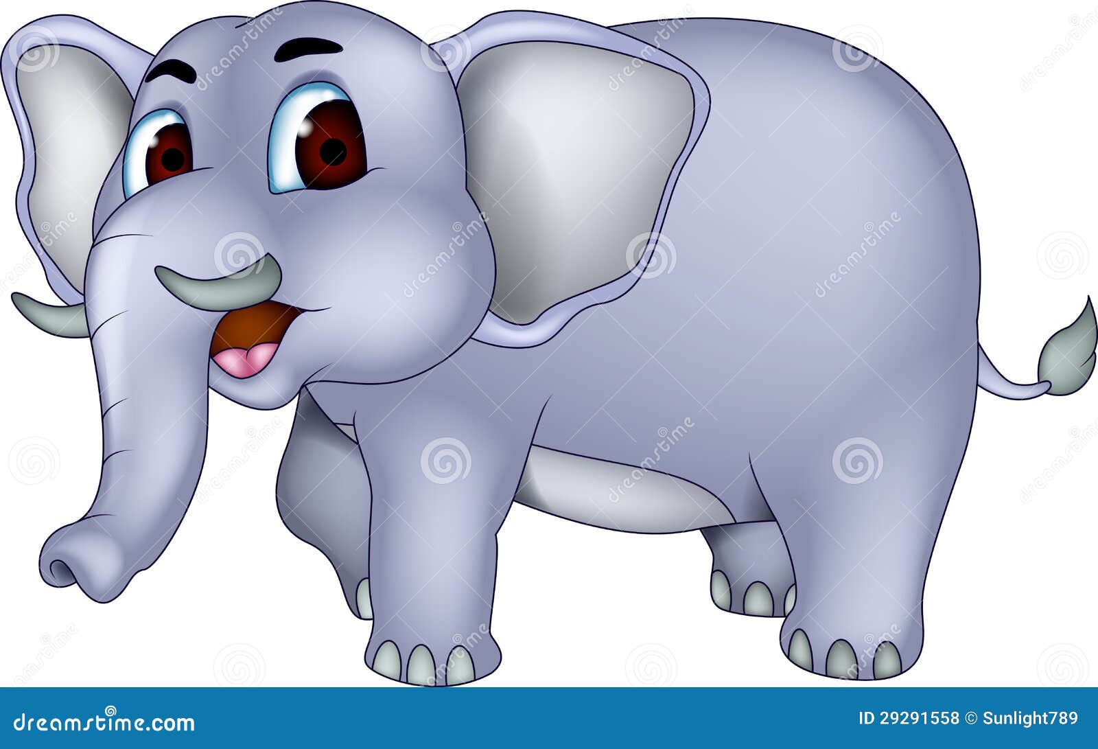 Cute Elephant Cartoon Royalty Free Stock Photos - Image: 29291558