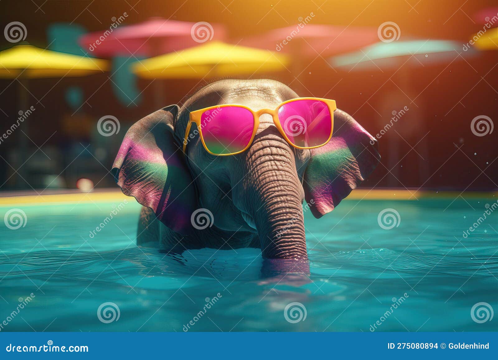 Elephant Pool 8 Ball Billiards Mascot Cartoon | CartoonDealer.com ...