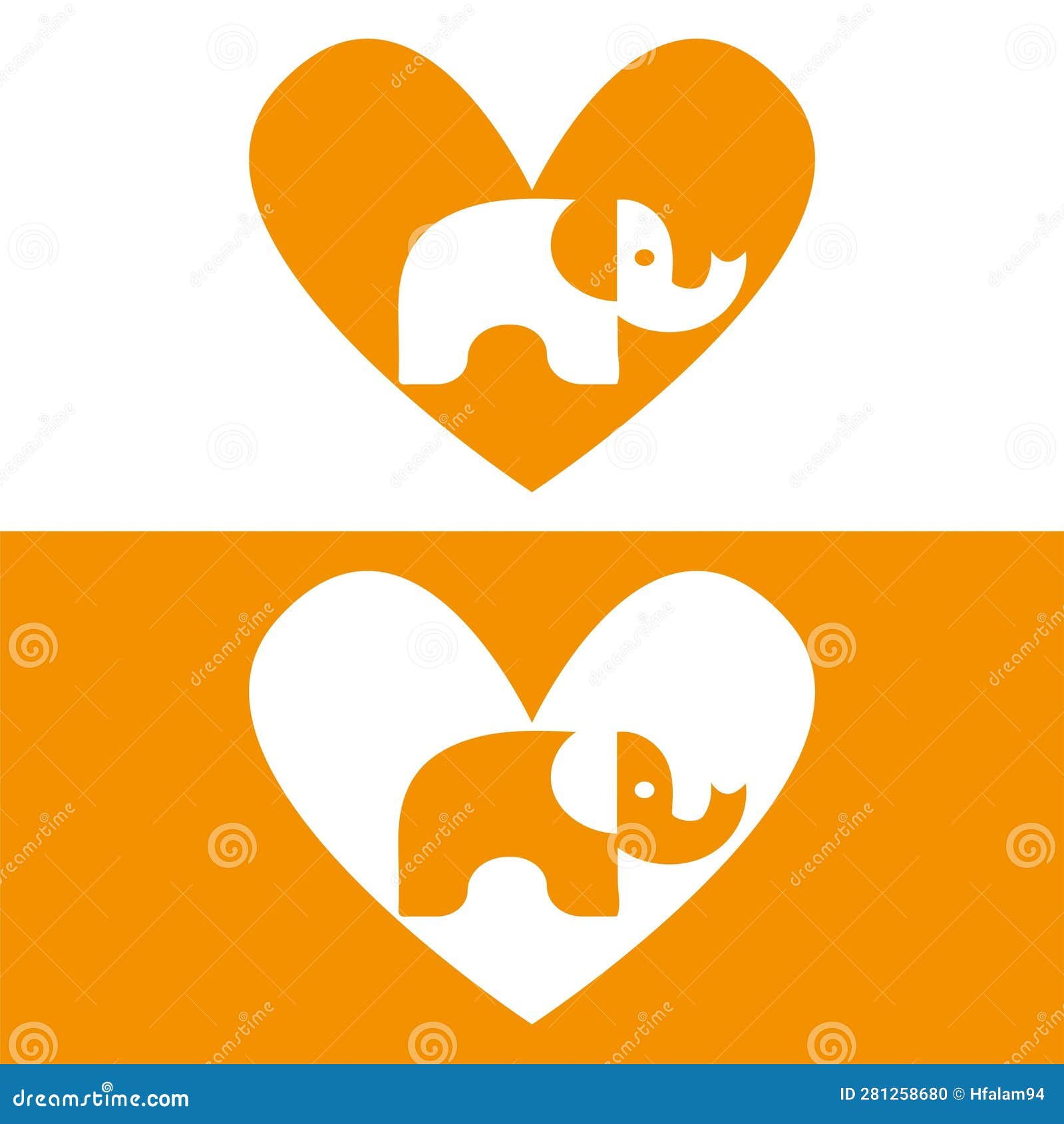 Cute Elephant Logo. Simple Elephant Logo. Elephant Logo Sign Vector ...