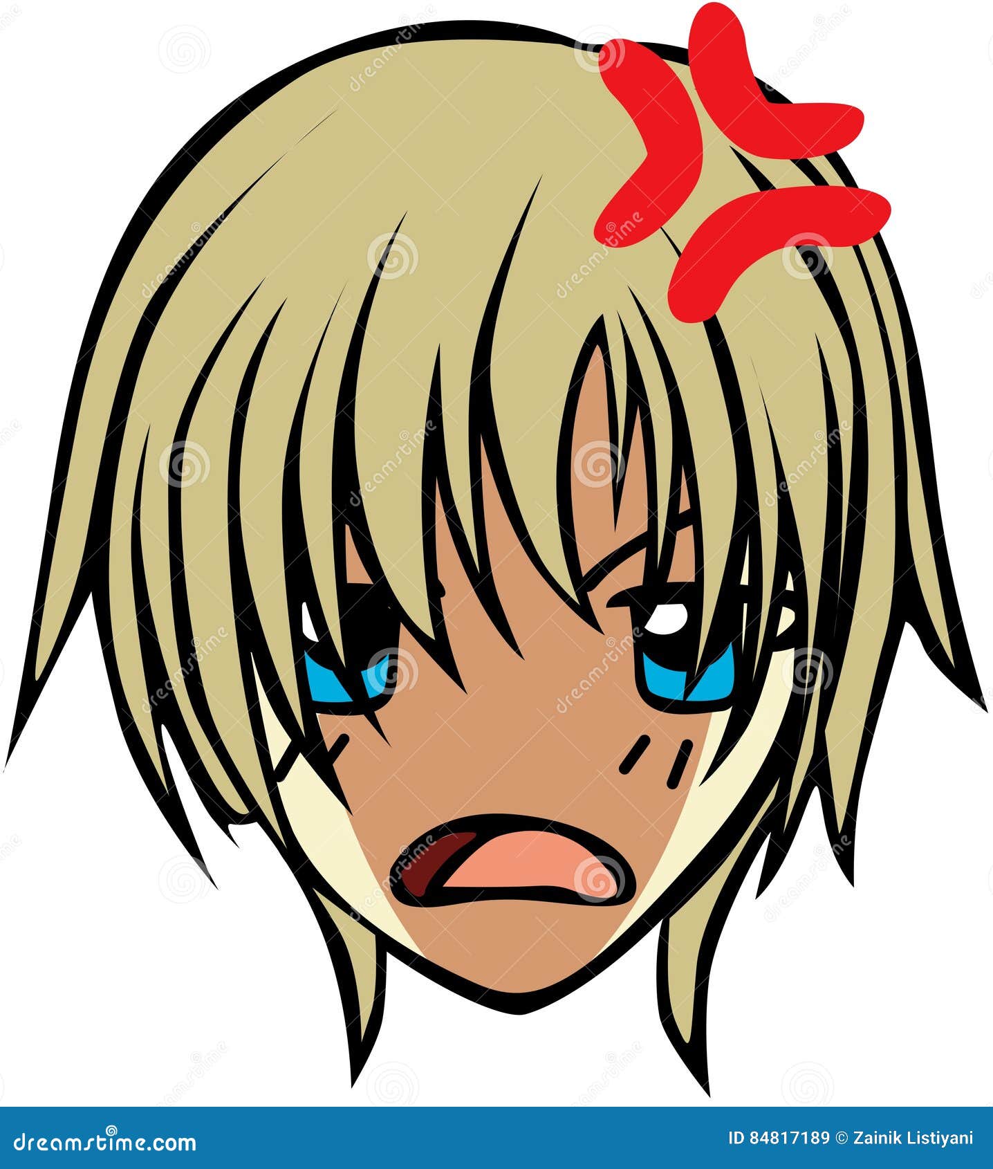 Cute emoticon style stock illustration. Illustration of funny - 84817189