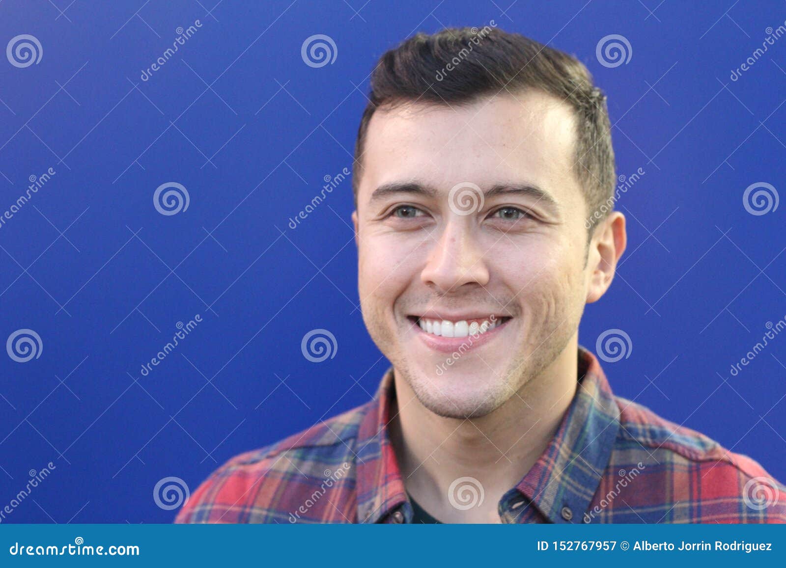 Cute Ethnically Ambiguous Man with Light Eyes Stock Image - Image of ...
