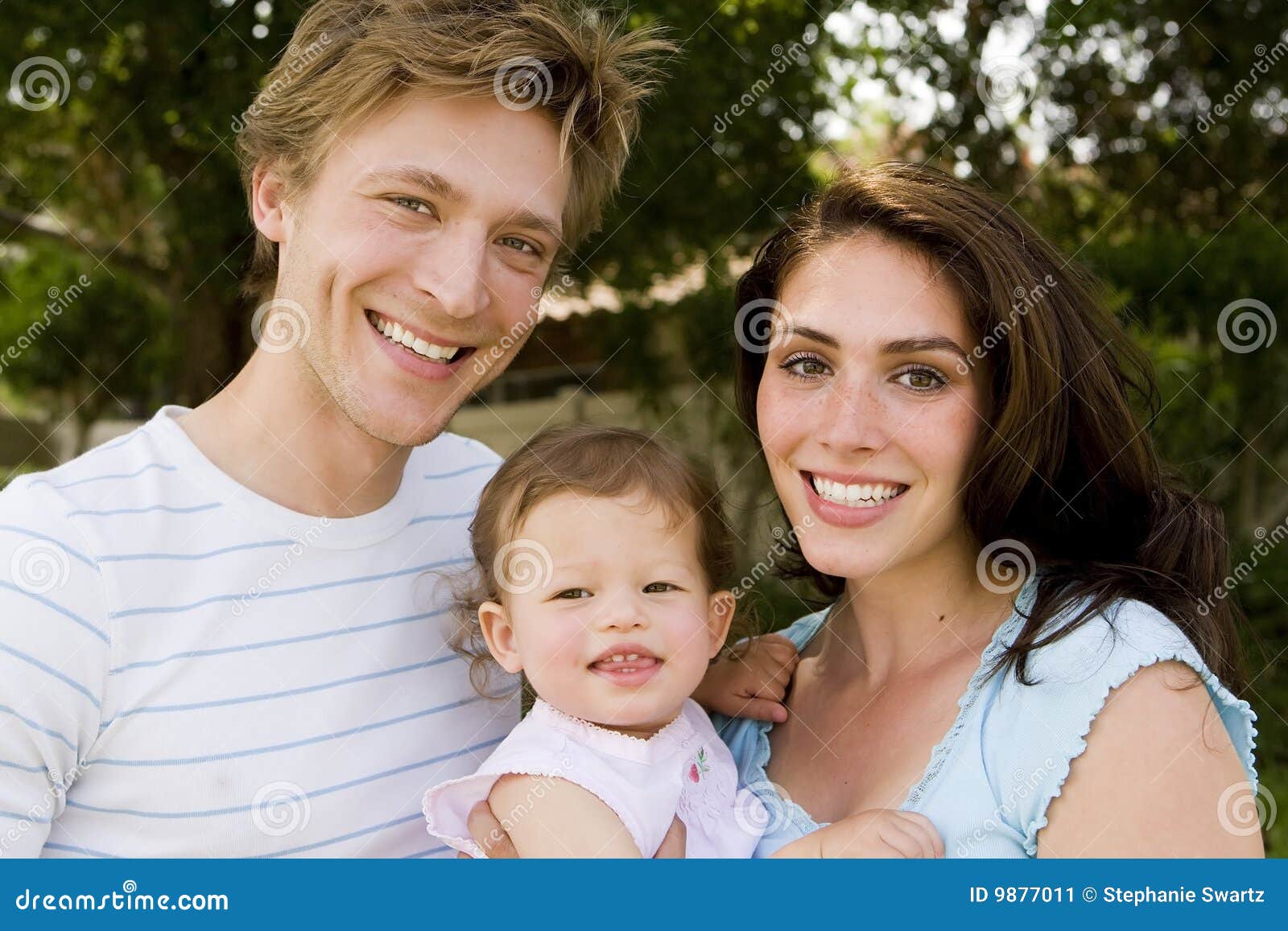 Cute family stock image. Image of female, lady, male, home - 9877011