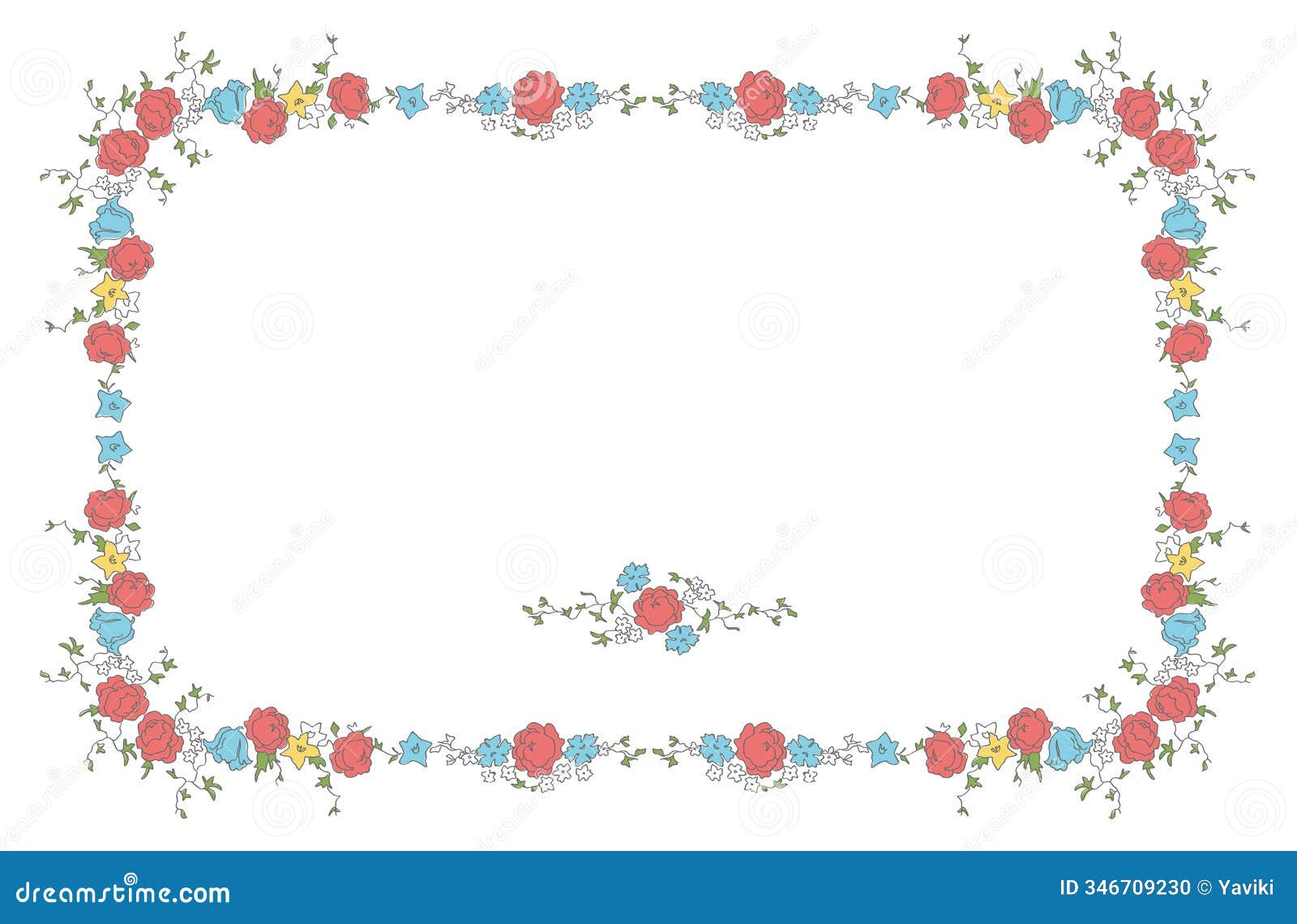 Cute Farmhouse Red House In Cartoon Style. Vector Illustration With ...