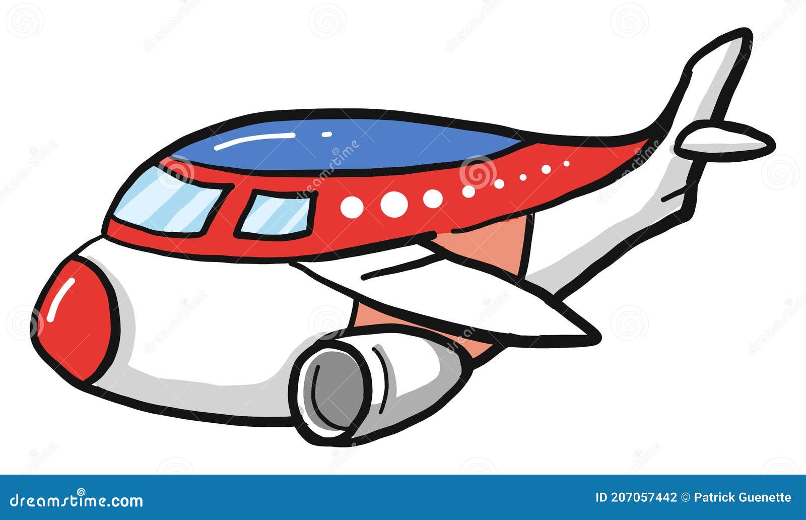 Cute Fat Airplane, Illustration, Vector Stock Vector - Illustration of ...