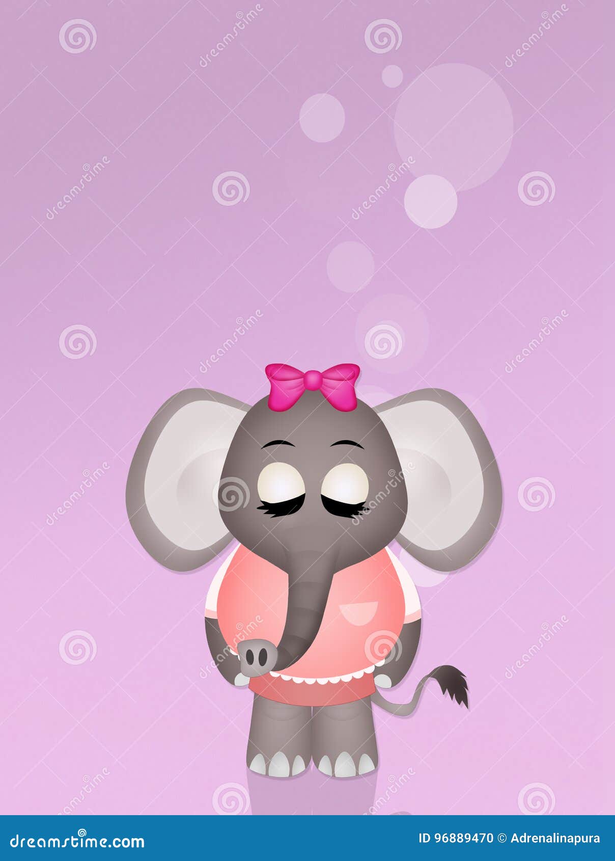 Female Elephant In Different Poses Stock Photography | CartoonDealer ...
