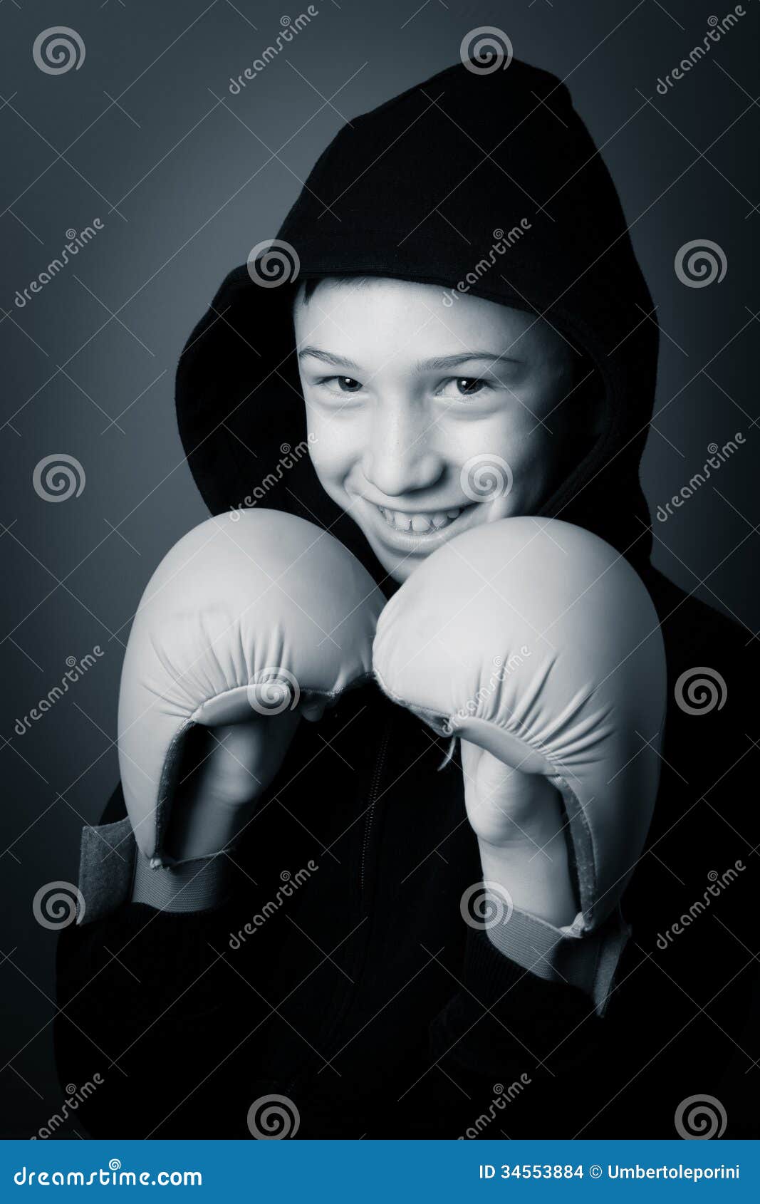 Cute fighter stock photo. Image of dark, success, hood - 34553884