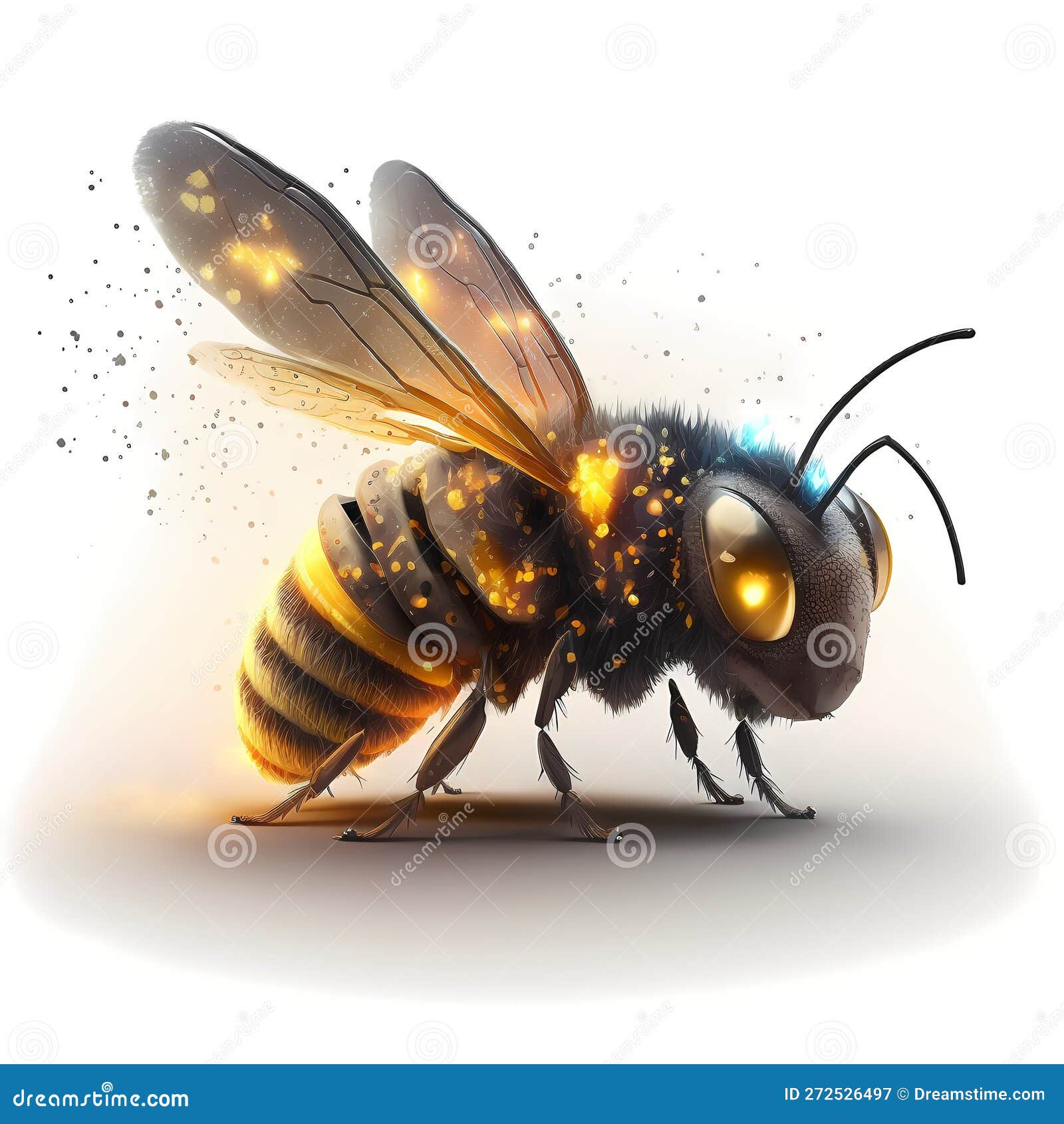 Firefly Cartoon Style. Generative AI Stock Illustration - Illustration ...