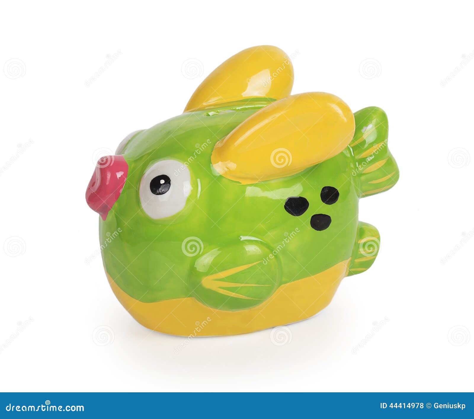 Cute fish bank stock photo. Image of investment, fund - 44414978