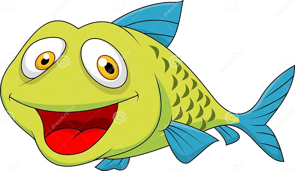 Cute fish cartoon stock vector. Illustration of icon - 29405813