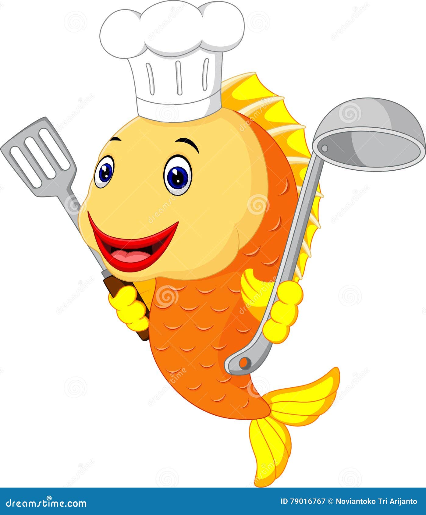 Cute fish cartoon stock vector. Illustration of suave - 79016767