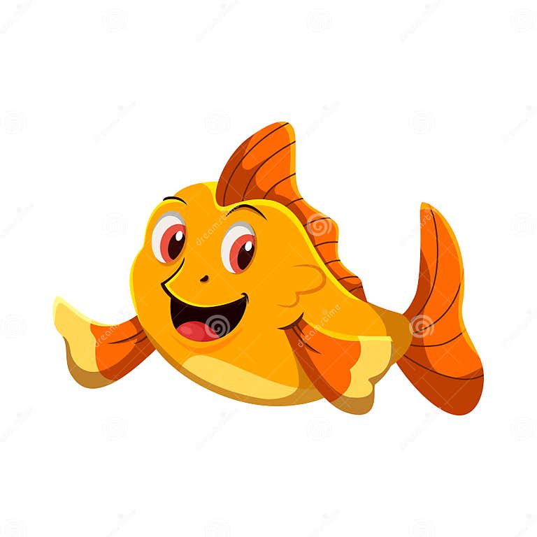 Cute Fish Character Design Illustration Stock Illustration ...