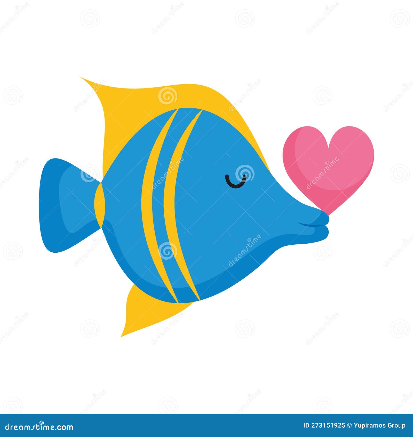 Cute fish design stock vector. Illustration of vector - 273151925