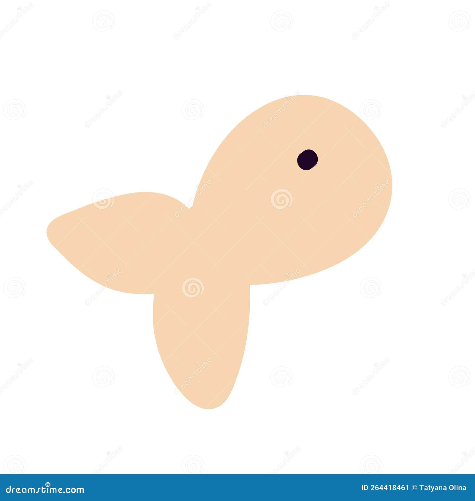 Cute Fish. Vector Illustration in the Style of a Doodle Stock Vector ...