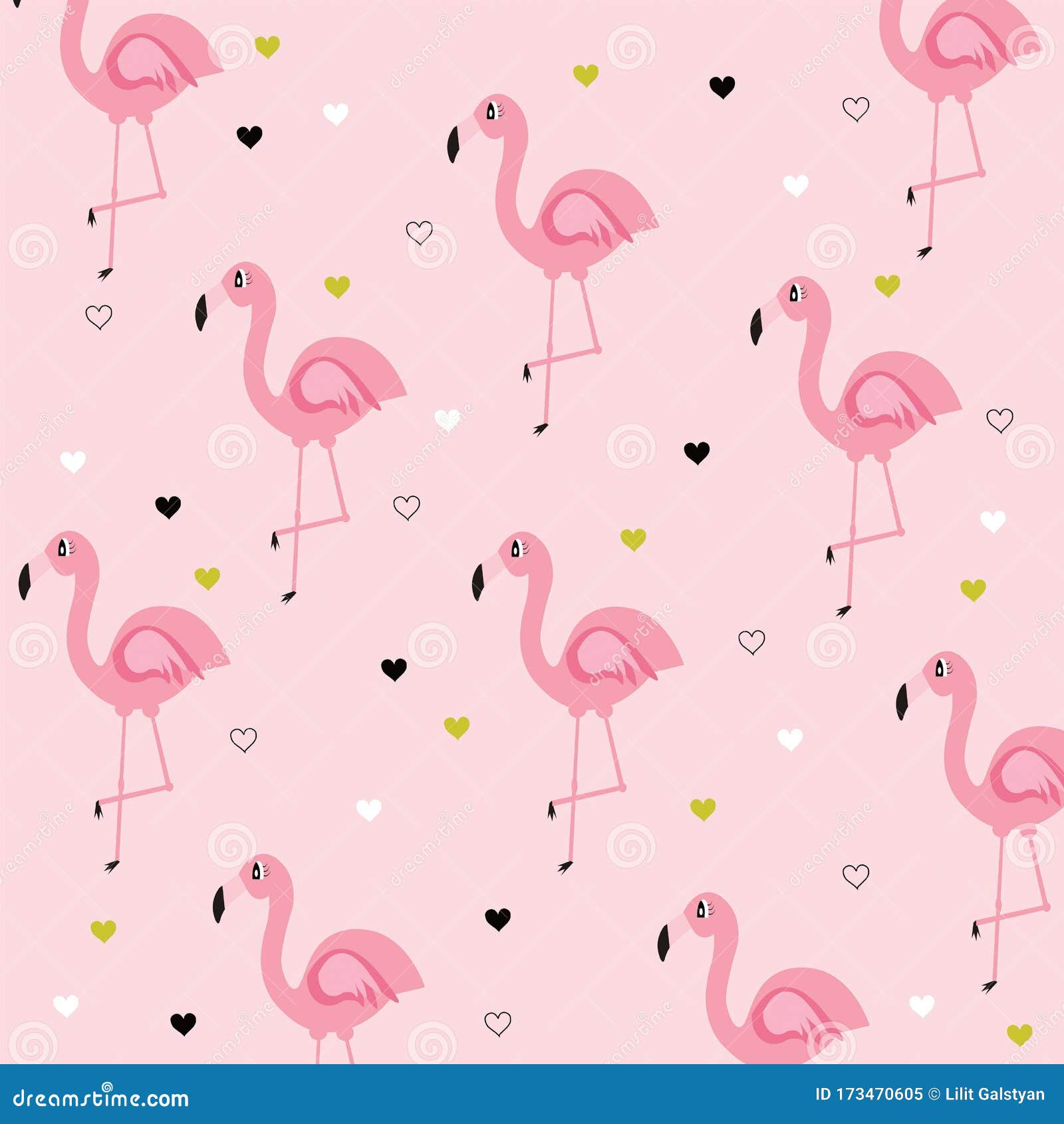 Cute Flamingo Illustration Vector Nursery Stock Illustration ...