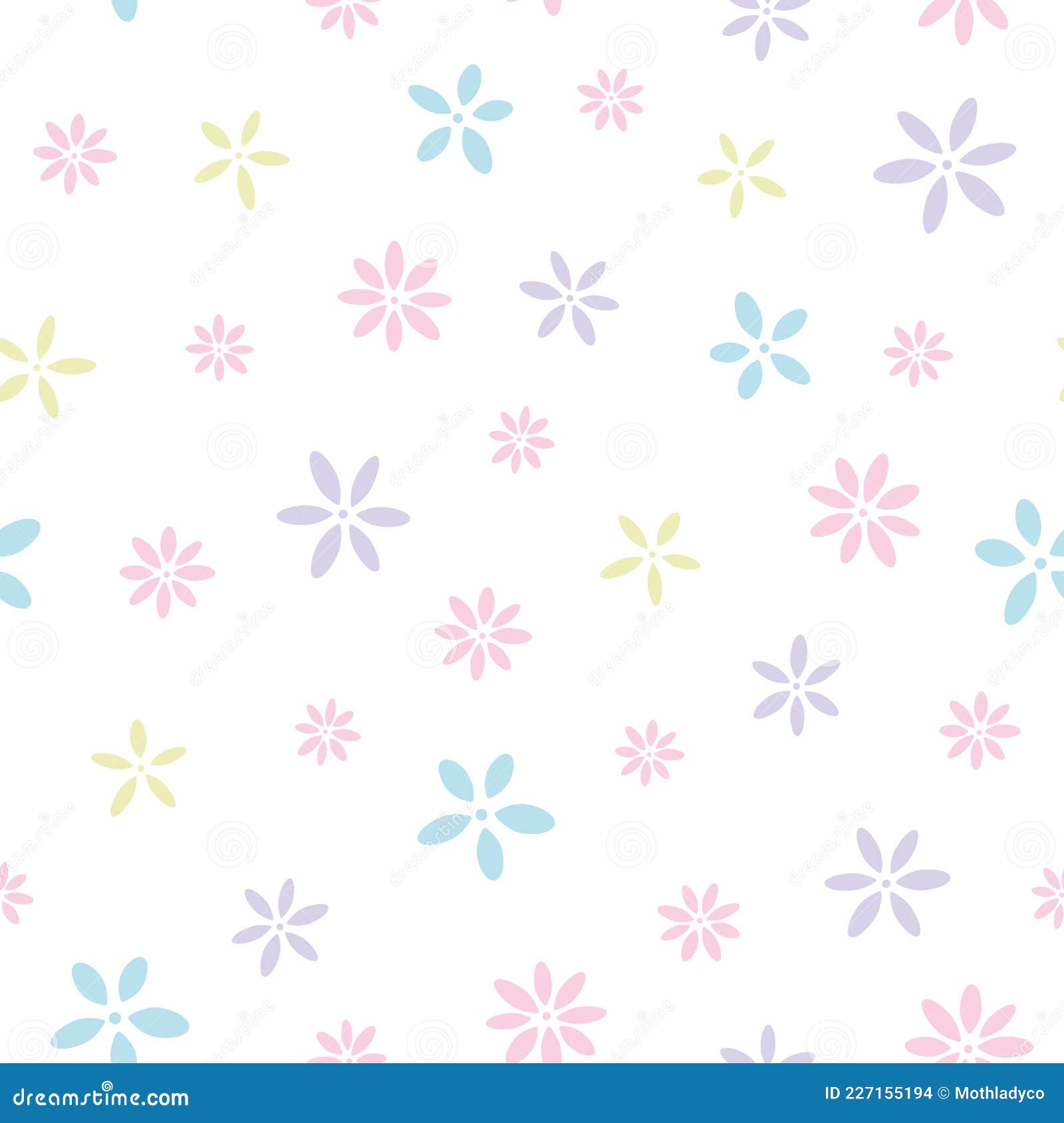 Simple Vector Flower Wallpaper