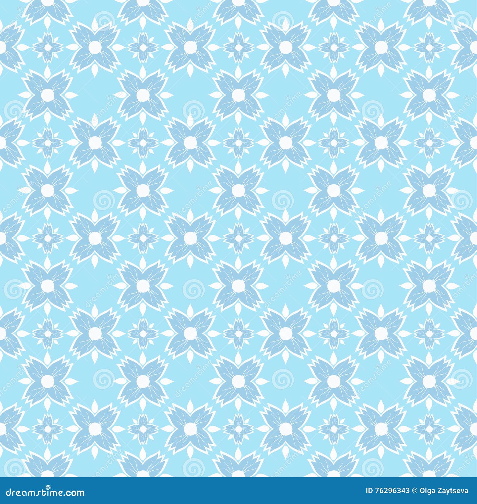 Cute floral pattern stock illustration. Illustration of girl - 76296343