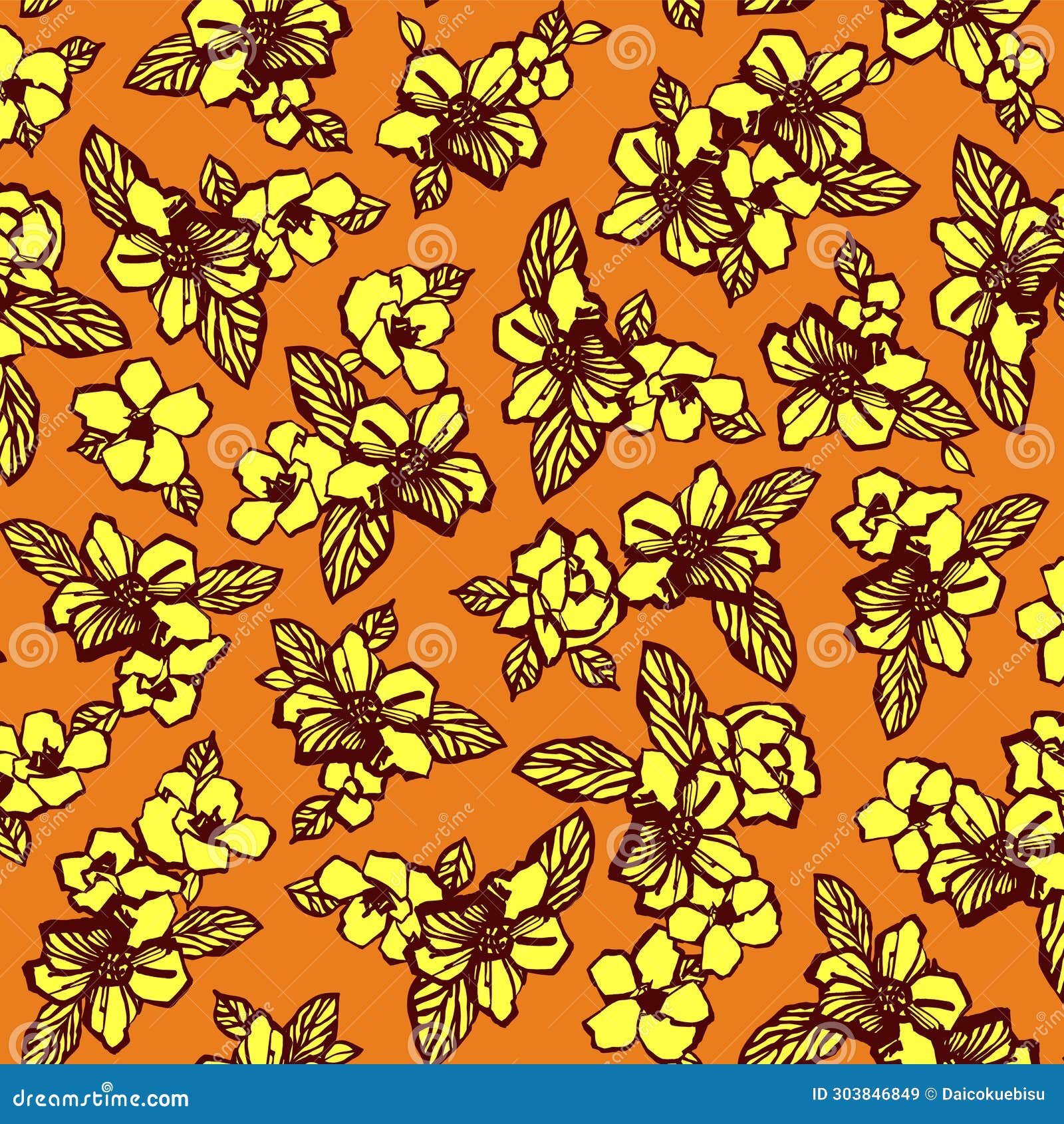 Cute Floral Pattern Perfect for Textile Design, Stock Illustration ...