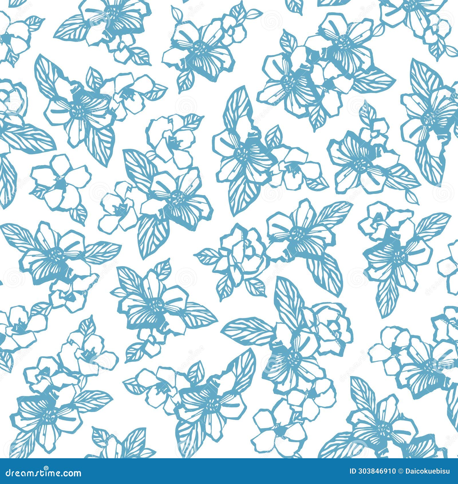 Cute Floral Pattern Perfect for Textile Design, Stock Illustration ...