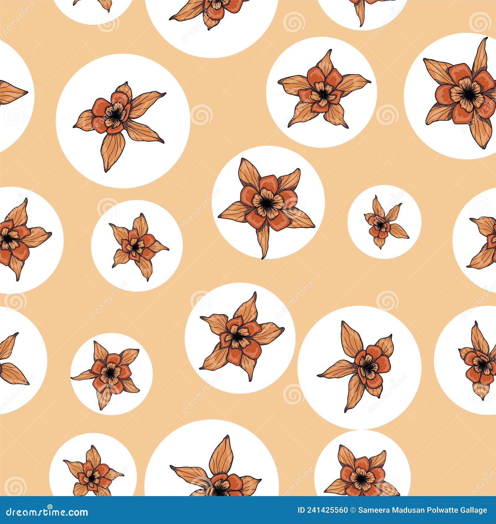 Cute Floral Pattern in the Small Flower. Seamless Vector Texture Stock ...