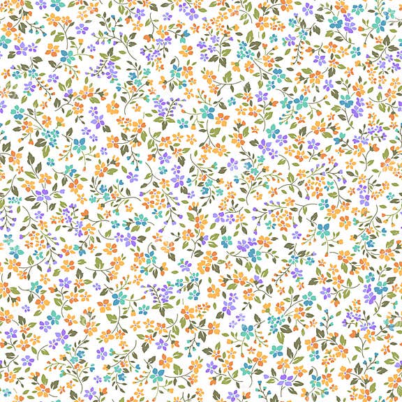 Cute Flower Pattern Suitable for Textile Pattern, Stock Vector - Illustration of flower, textile ...