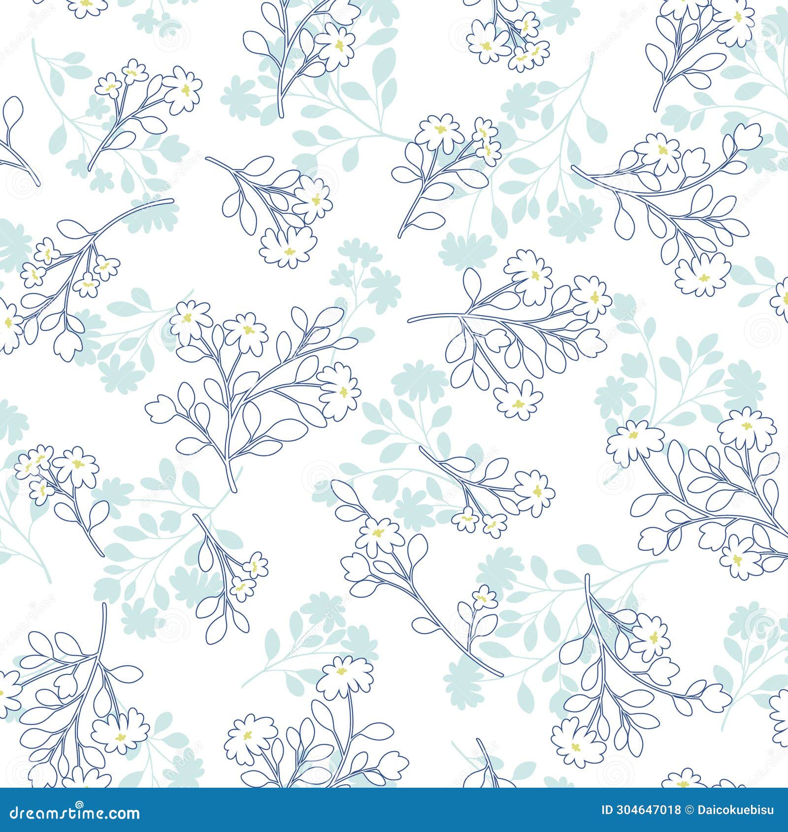Cute Flower Pattern Suitable for Textile Pattern, Stock Illustration ...