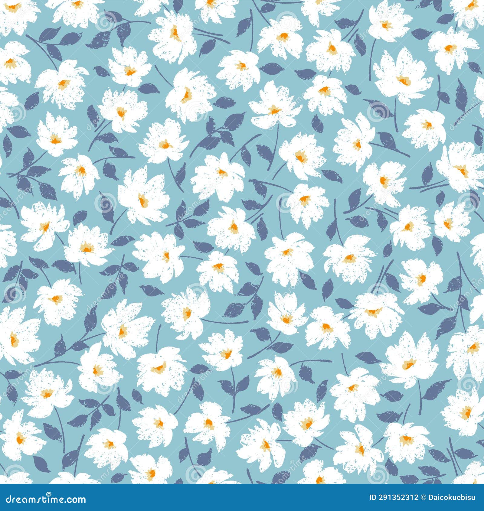 Cute Floral Pattern Perfect for Textile Design, Stock Vector ...