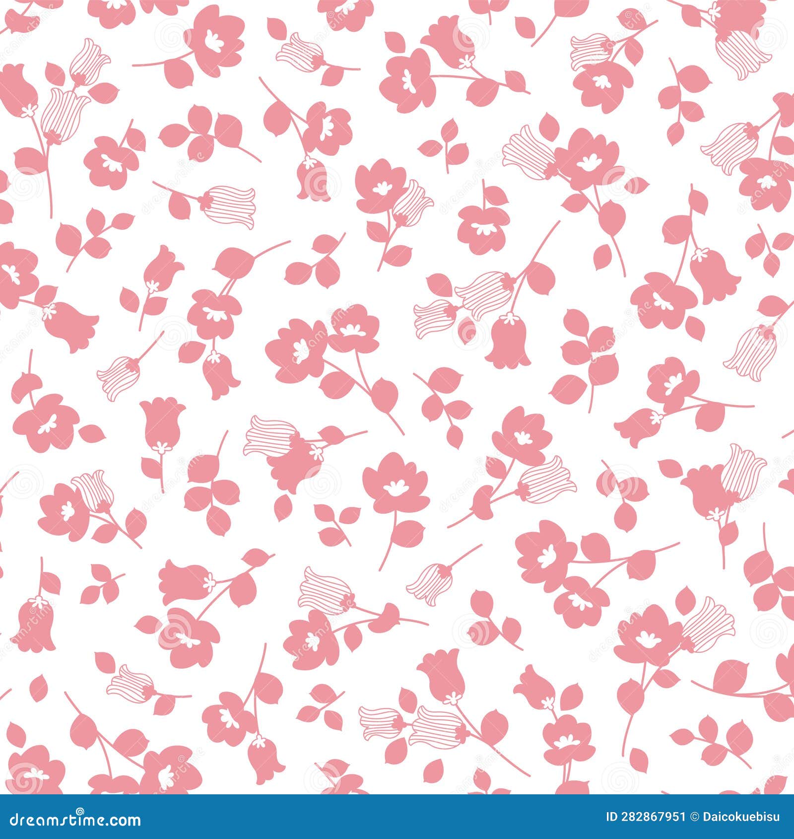 Cute Floral Pattern Perfect for Textile Design, Stock Vector ...