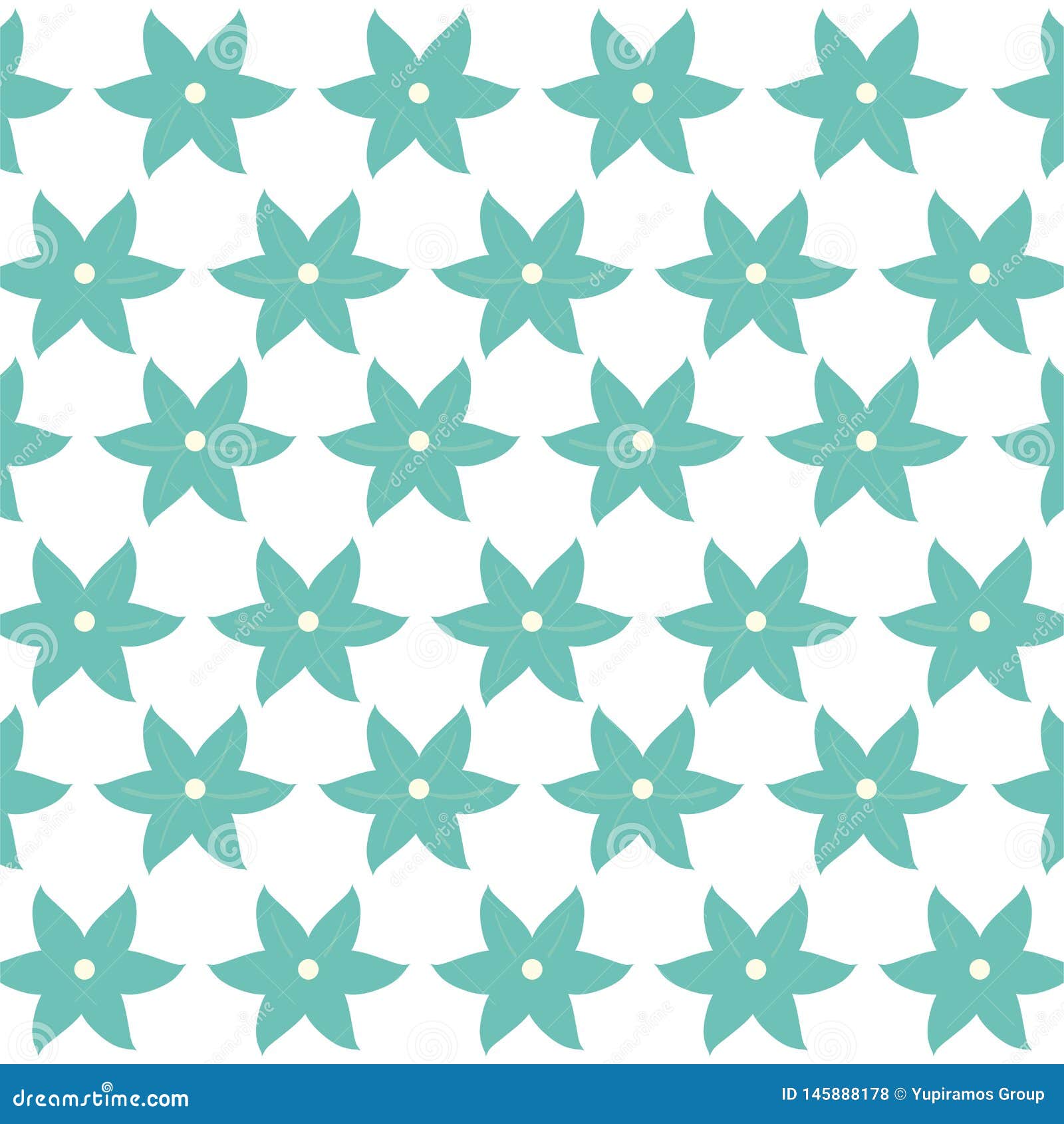 Cute Flowers Nature Pattern Stock Vector - Illustration of ornament ...