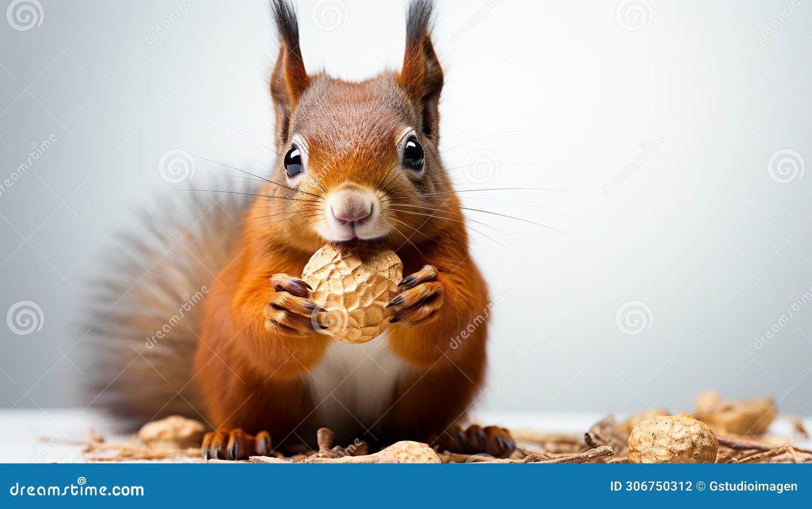 Cute Fluffy Rabbit Eating Chocolate, Looking Hungry and Alert Generated ...