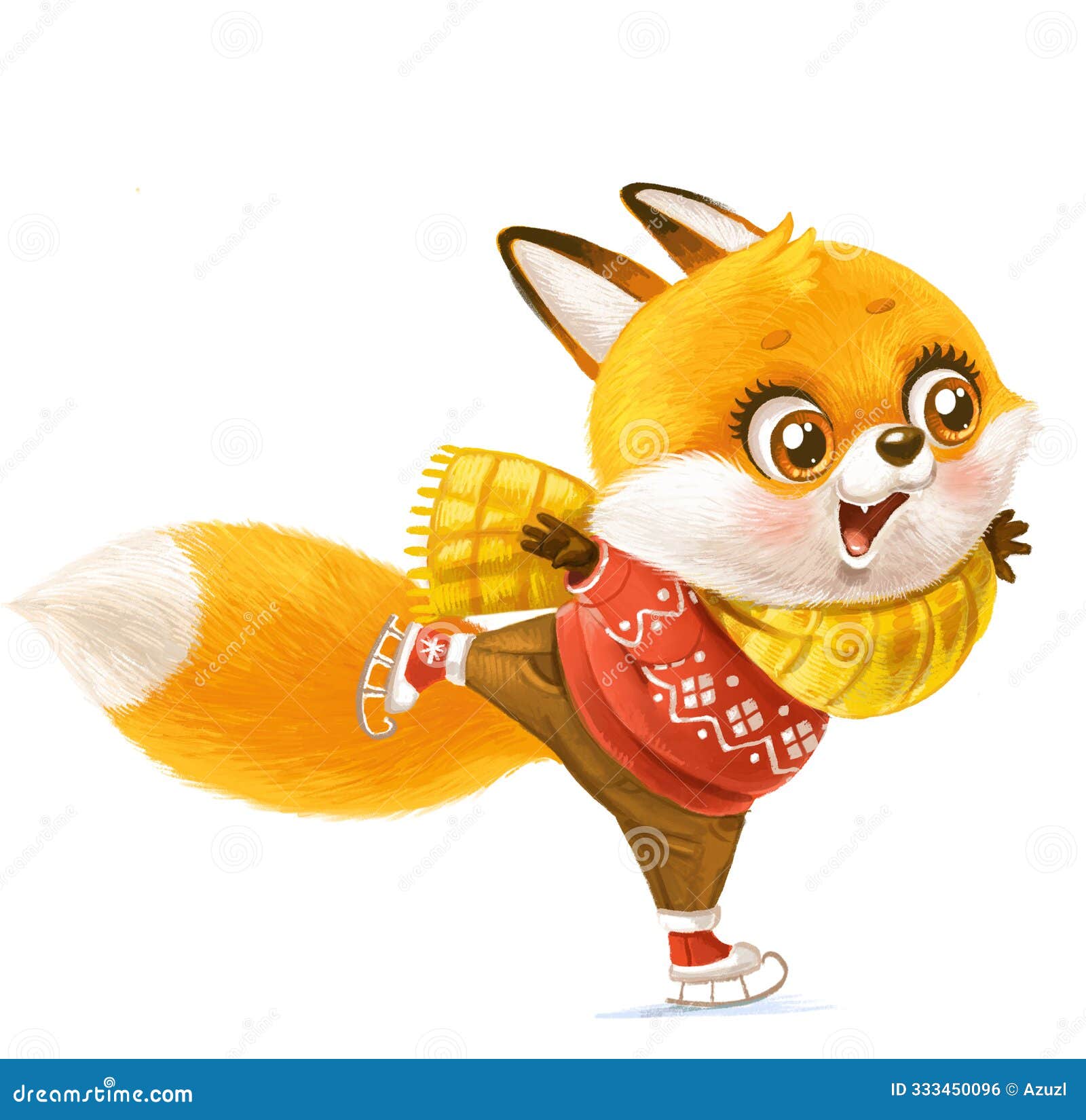 Cute Fluffy Red Fox Rolls on One Leg on Bunks Stock Photo - Image of ...