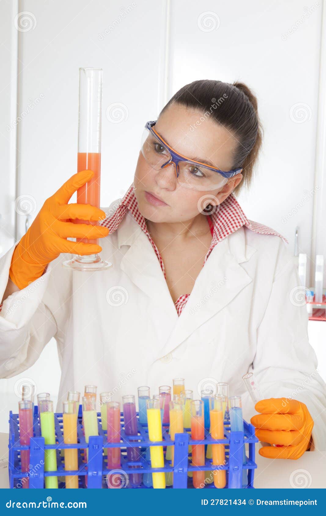 Cute food technologist stock photo. Image of health, chemist - 27821434
