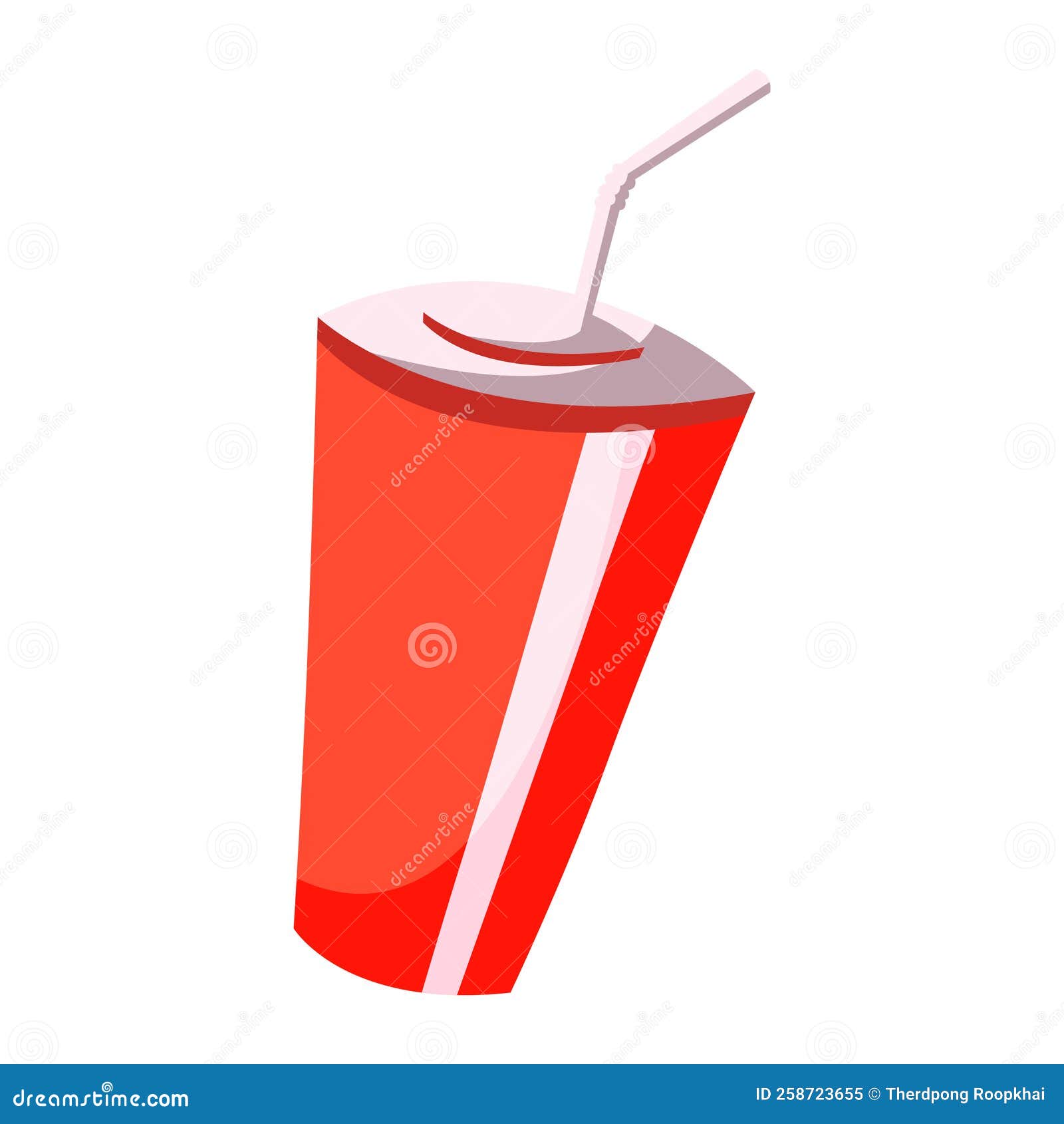 Cute Food of Water Container on Cartoon Version Stock Vector ...