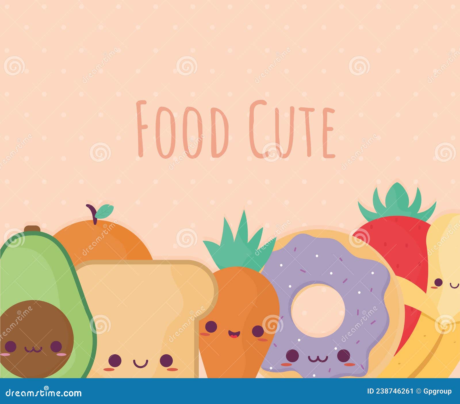 Cute Ast Foods Emoticon Vector Collection | CartoonDealer.com #137279482