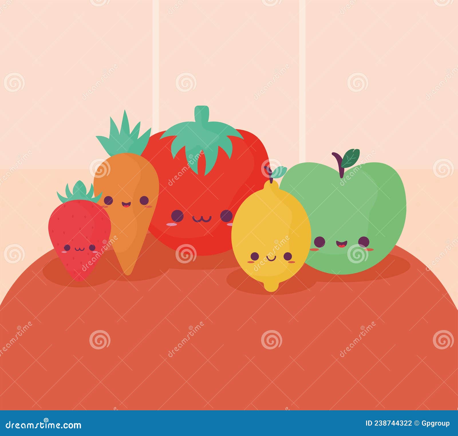 Cute Ast Foods Emoticon Vector Collection | CartoonDealer.com #137279482