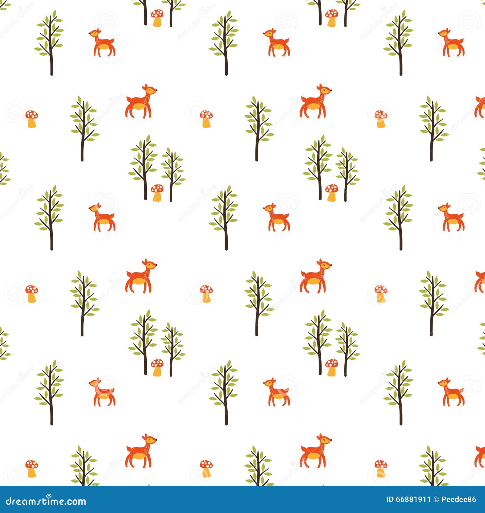 Cute forest background. stock illustration. Illustration of background ...
