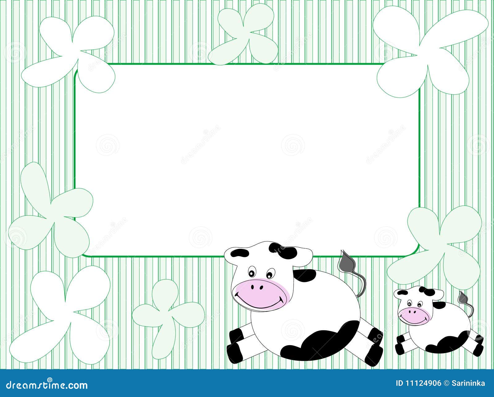 Cute frame stock vector. Illustration of nature, beautiful - 11124906