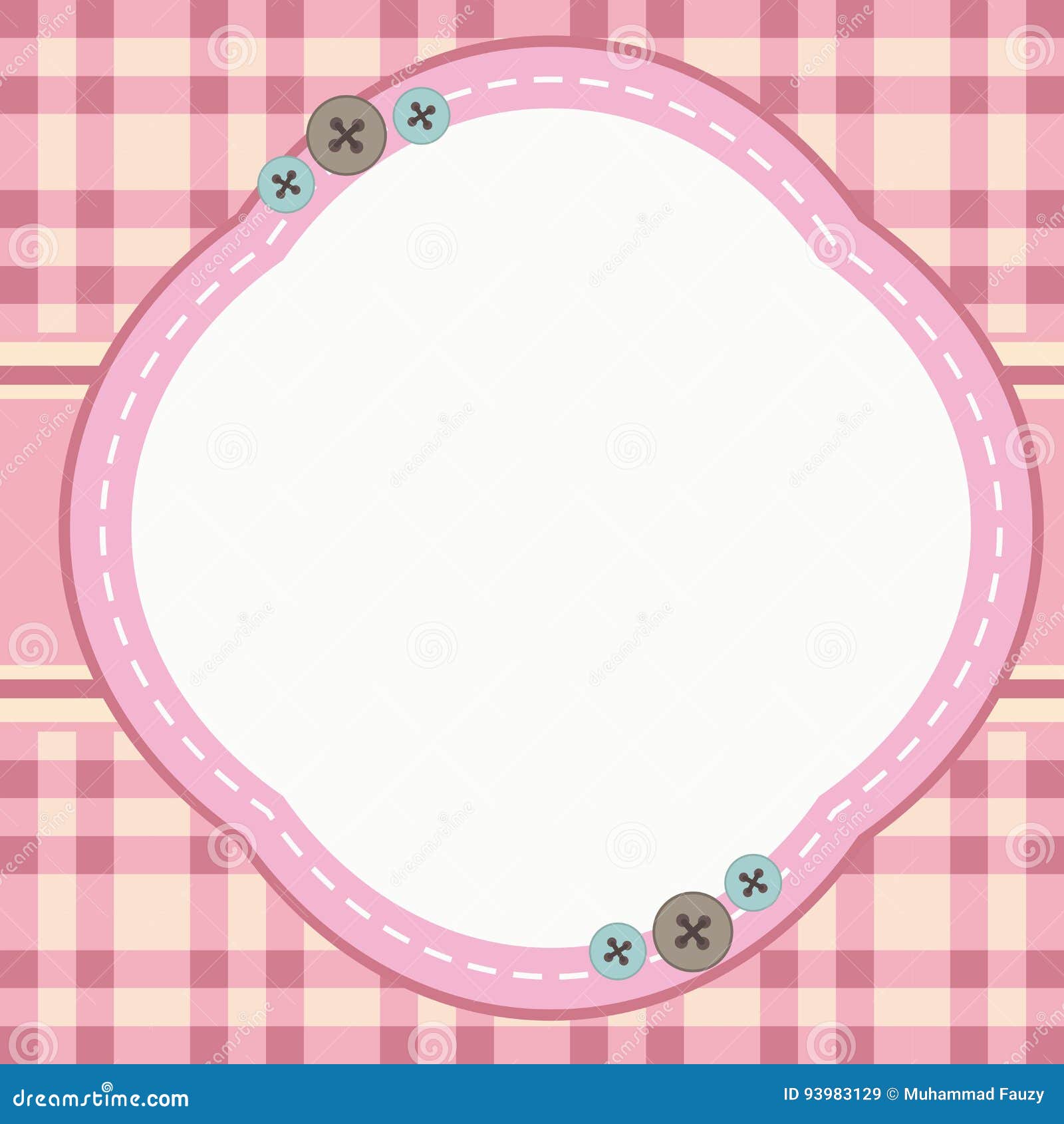 Cute Frame Background stock vector. Illustration of printable - 93983129
