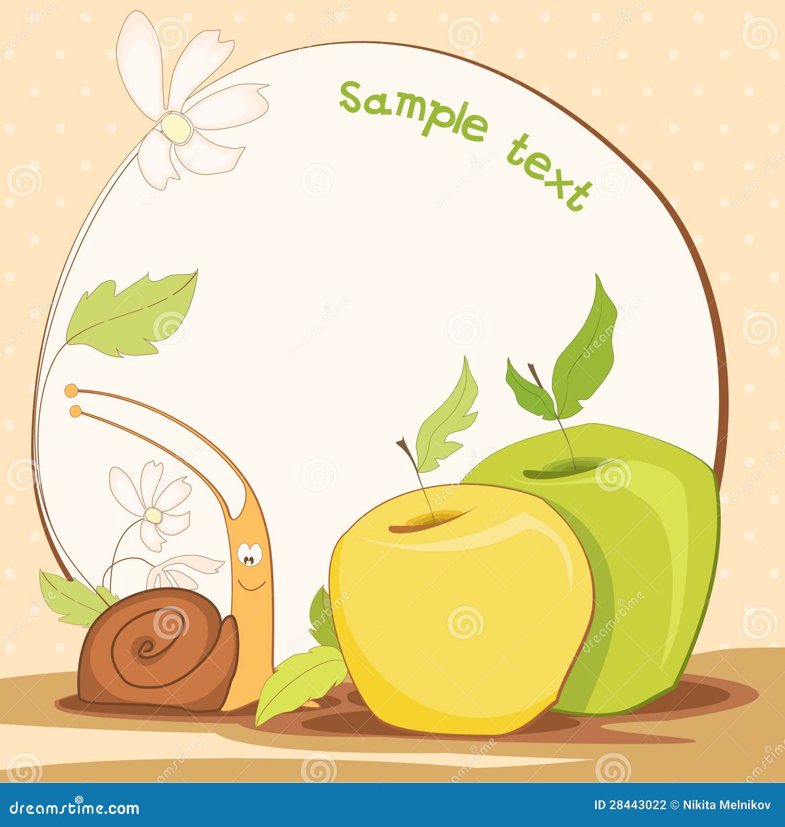 Cute frame design. stock vector. Illustration of label - 28443022