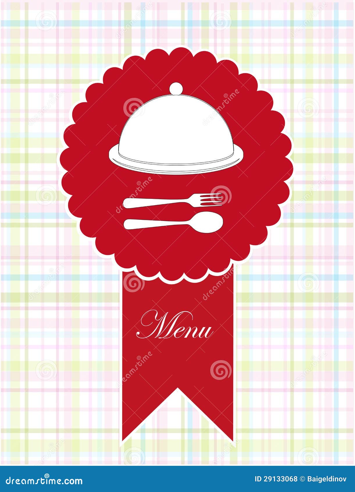 Cute frame menu. stock vector. Illustration of pottery - 29133068