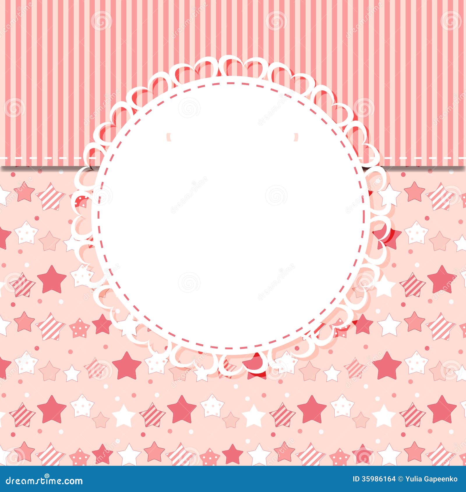 Cute Frame Vector Illustration Stock Images - Image: 35986164