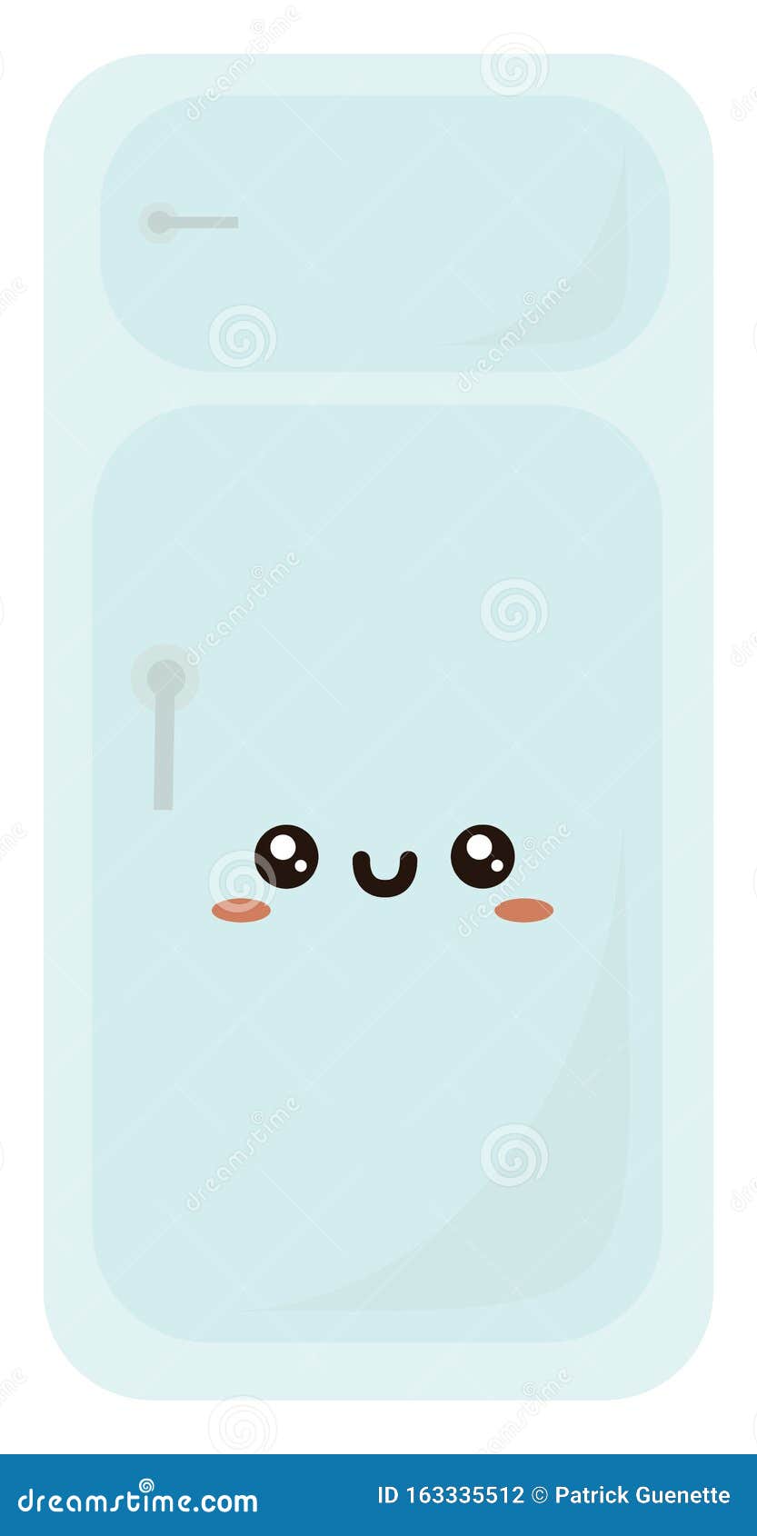 Cute Fridge, Illustration, Vector Stock Illustration - Illustration of ...