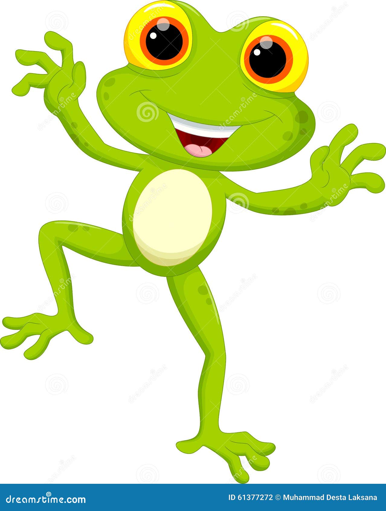 Cute Frog Cartoon Stock Photography | CartoonDealer.com #61377272