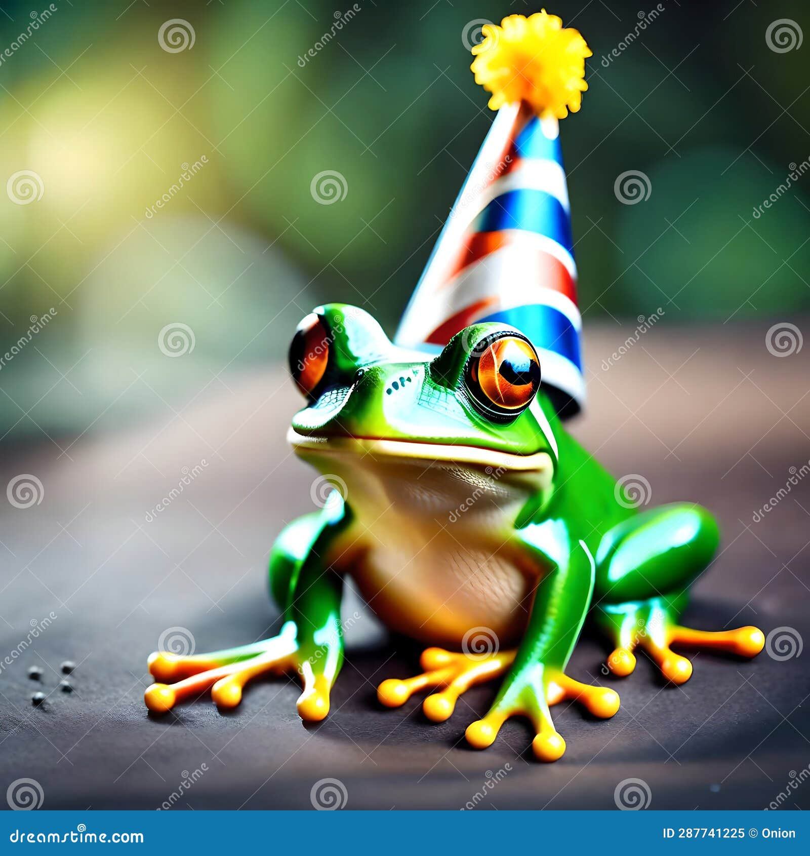 Frog Wearing A Lab Coat And Listening With A Stethoscope Watercolor ...