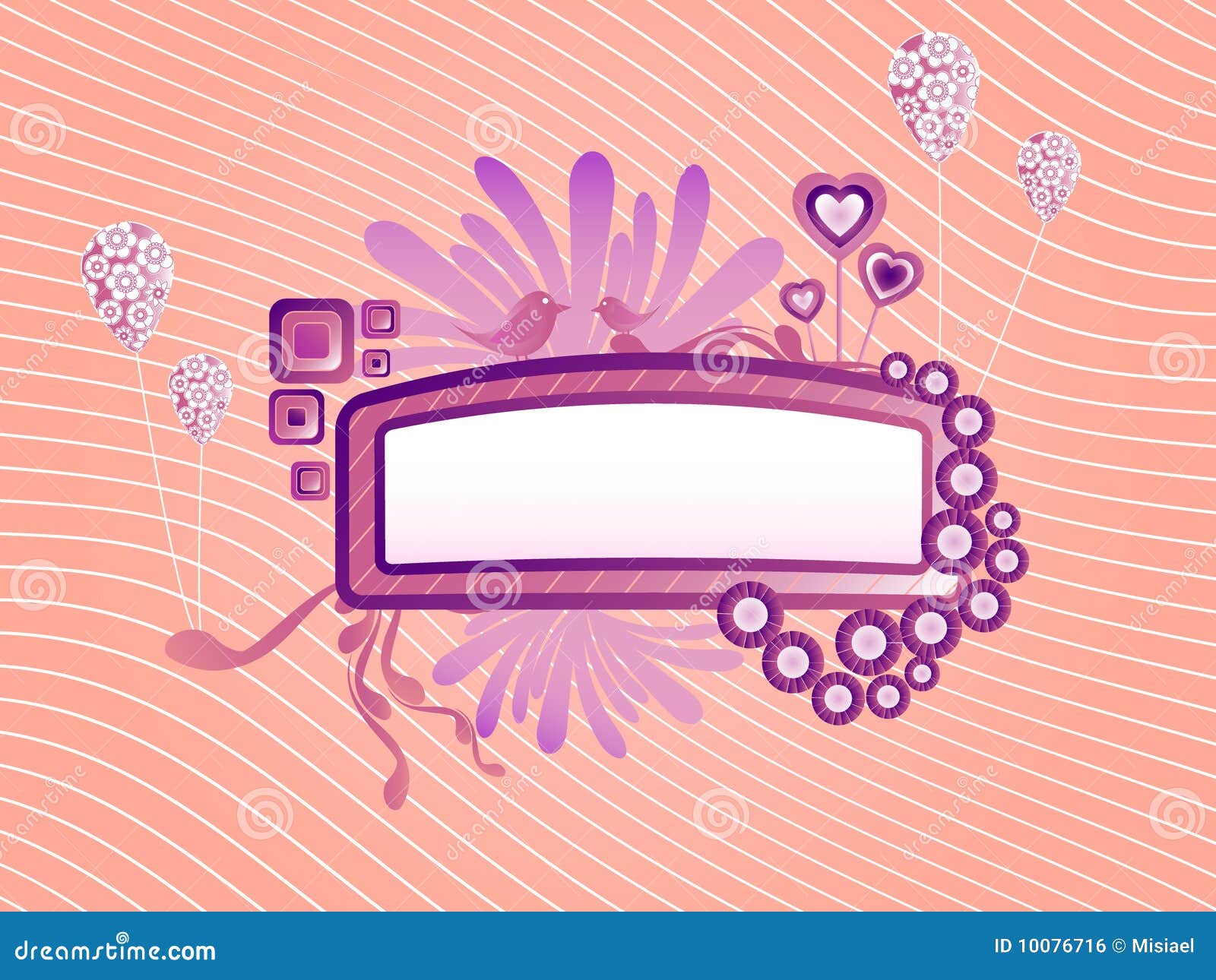 Cute Funky Frame Vector Image Stock Vector - Illustration of pattern ...