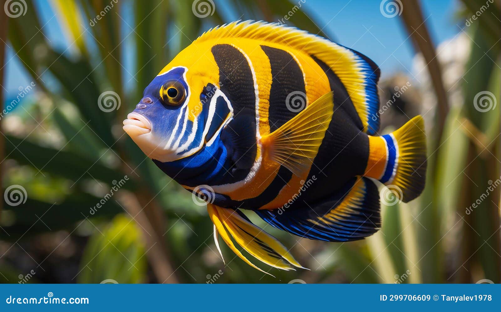 Cute funny cartoon fish stock illustration. Illustration of wearing ...