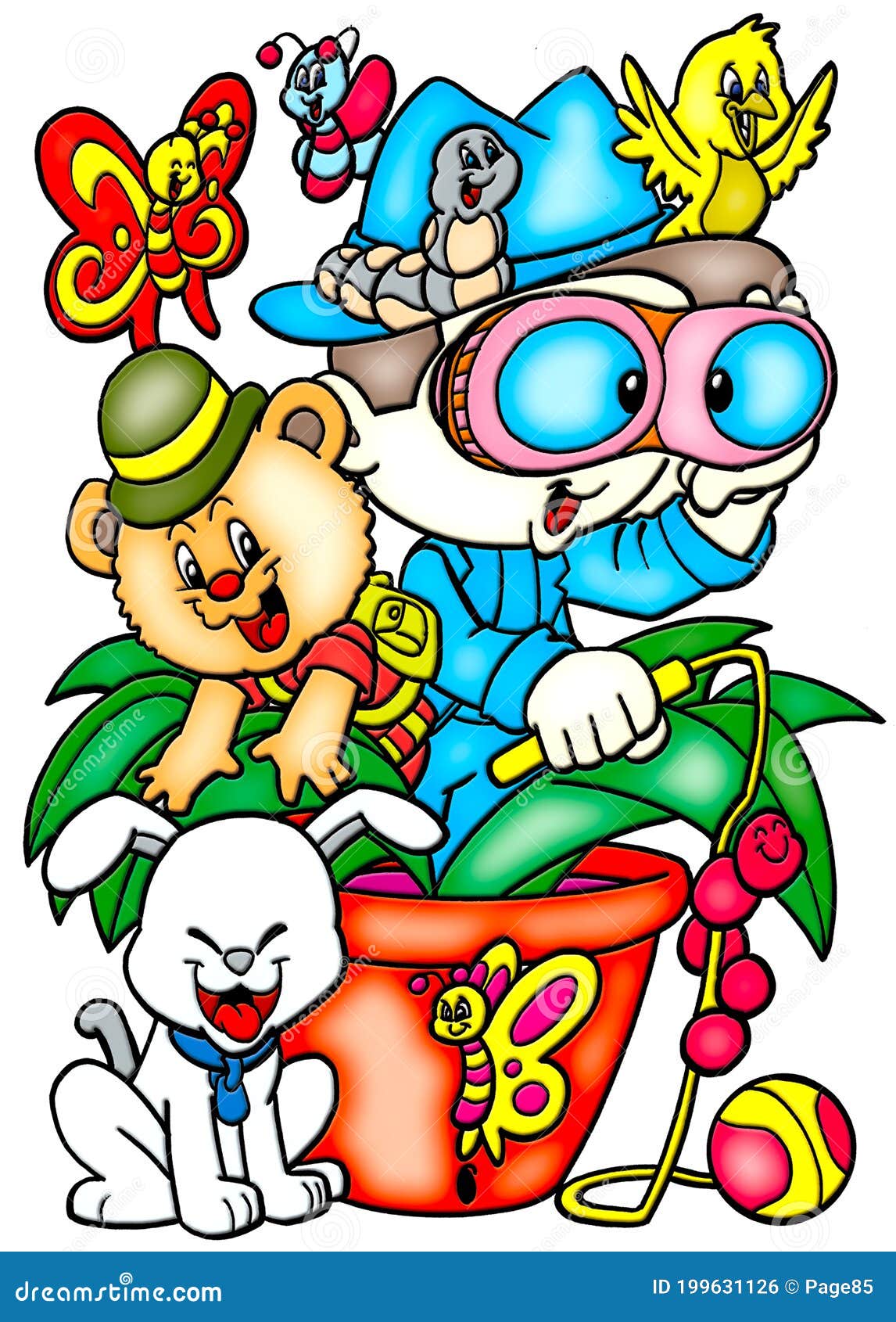 Funny Cartoons Royalty-Free Stock Photography | CartoonDealer.com #73116767