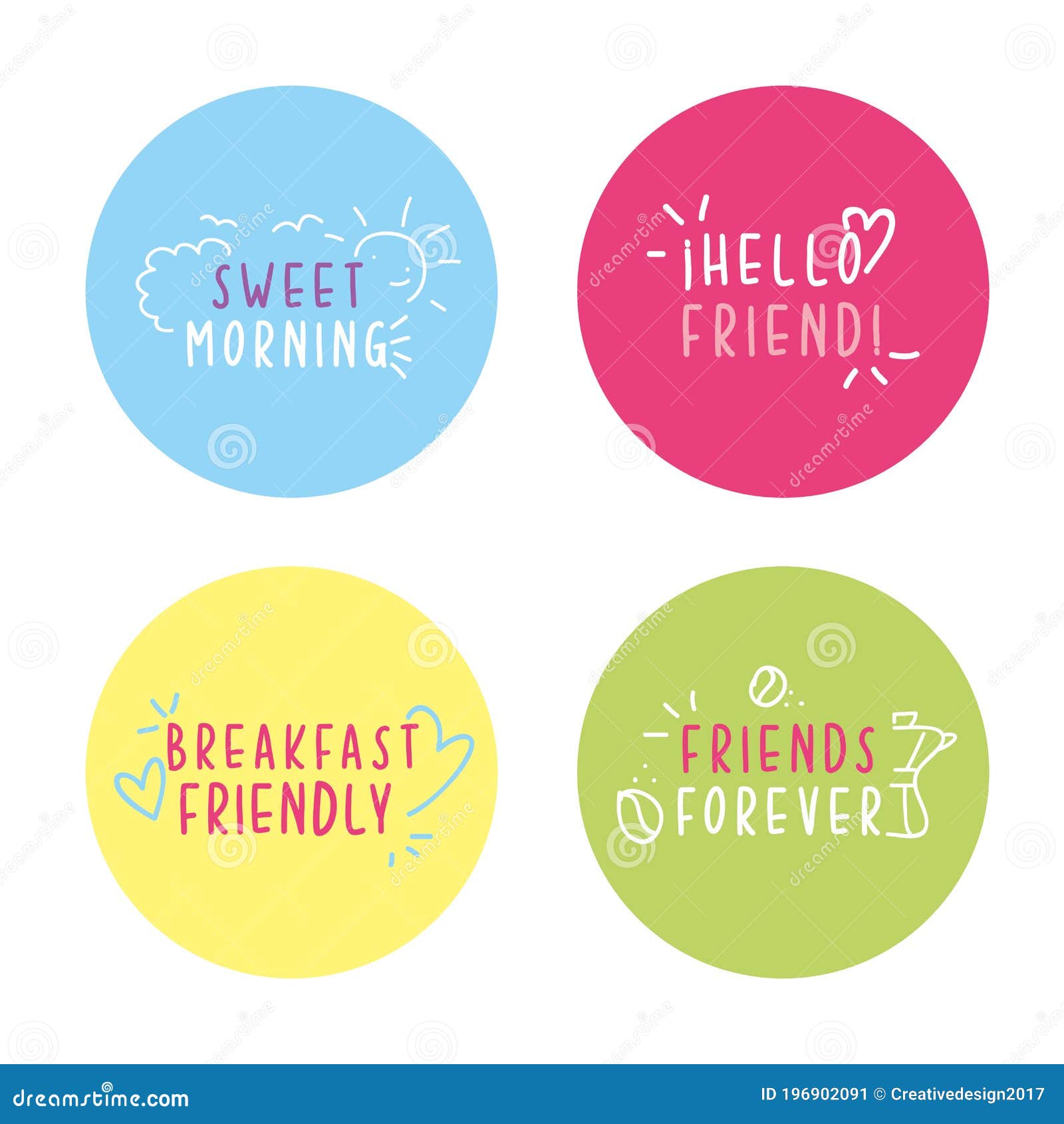 Cute and funny labels stock vector. Illustration of fashion - 196902091