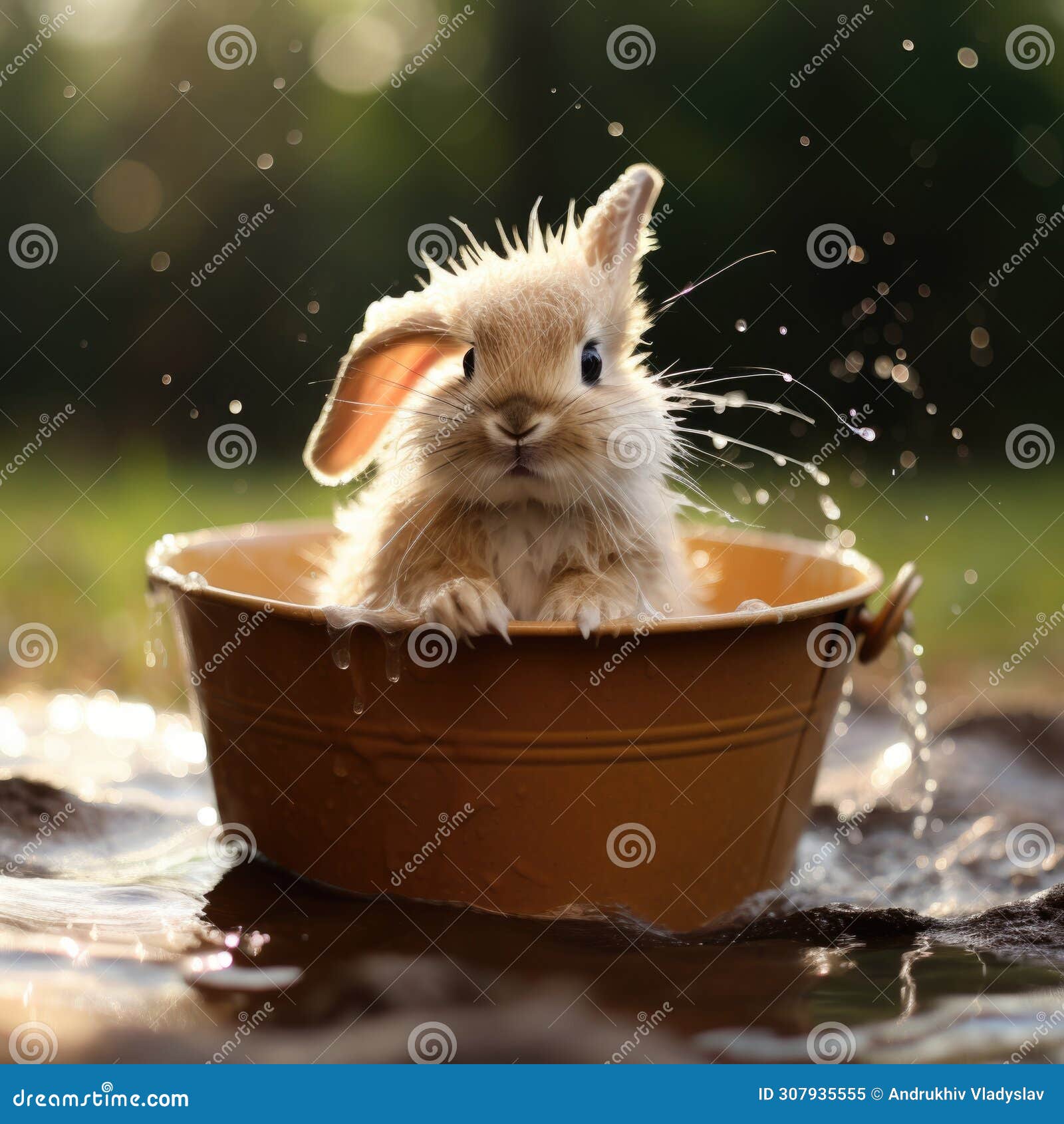 Cute Funny Rabbit Photography Stock Illustration - Illustration of ...